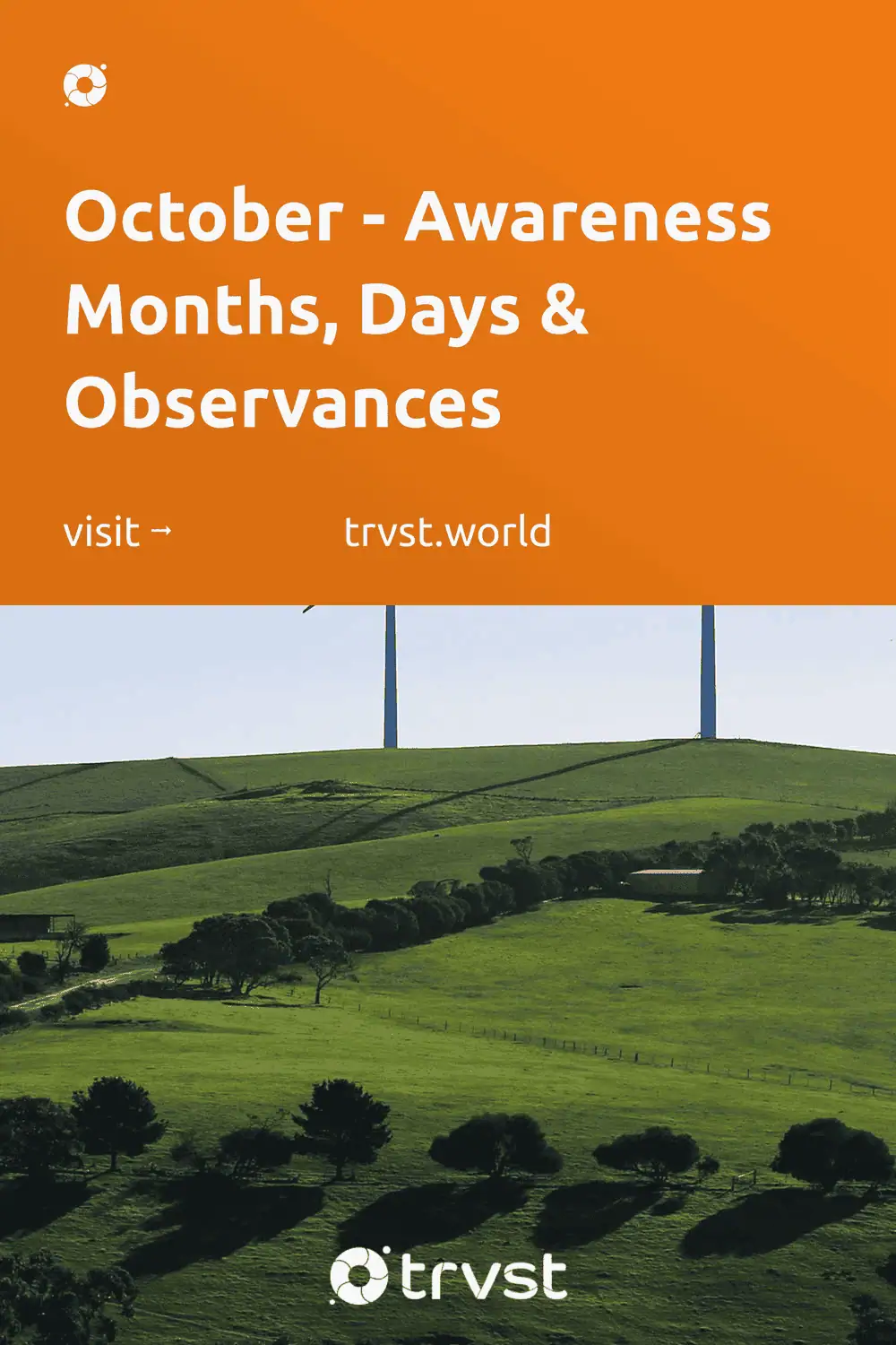 October - Awareness Months, Days & Observances