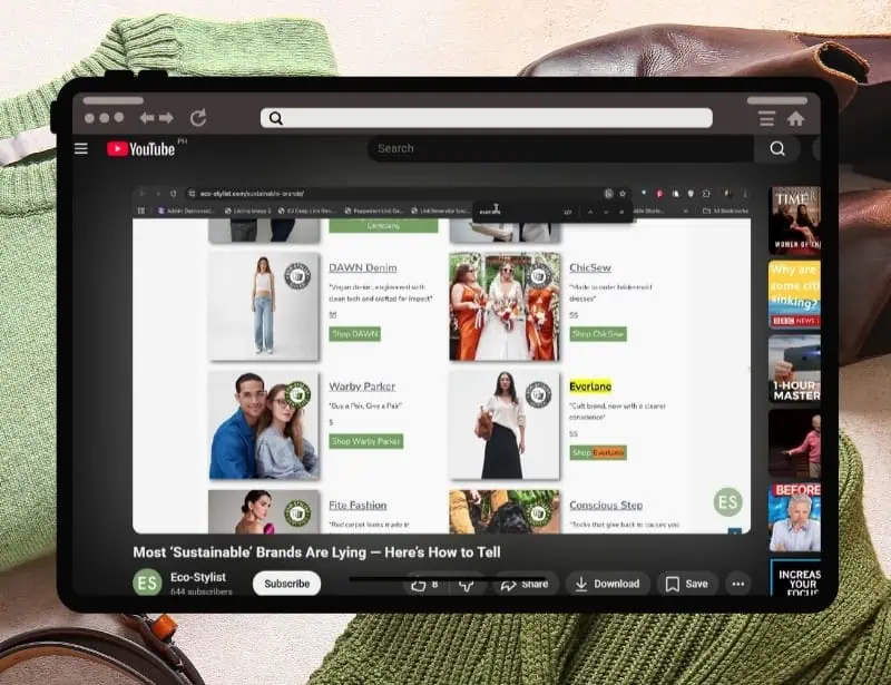 11 Best Sustainable Fashion YouTube Channels